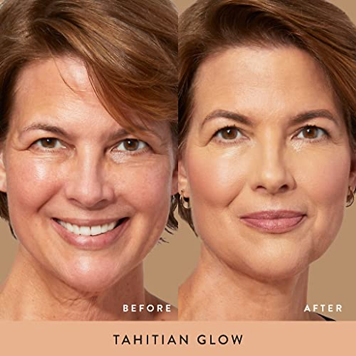 LAURA GELLER NEW YORK Baked Face and Body Frosting - Tahitian Glow - 2 Oz - Illuminating Bronzer Powder - Weightless Creamy Texture - Apply Wet or Dry