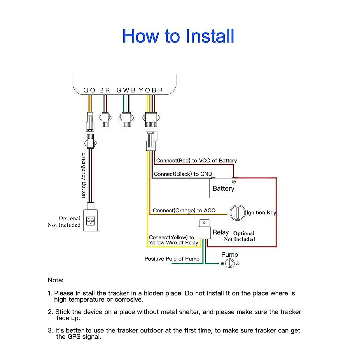 4G Wired GPS Tracker for Vehicles with 1 Year Subscription No Monthly Fee Real Time Hidden Hardwired Car Tracking Device Remote Engine Kill Switch for Truck Trailer Motorcycle Fleet Location Locator