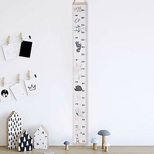 Wall Height Chart, Baby Growth Chart Cute Wall Ruler Growth Chart for Baby Girls Boys Toddler Bedroom(1, Blue) height chart kid