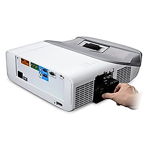 ViewSonic PX800HD 1080p Projector Ultra Short Throw with RGBRGB Rec 709 100,000:1 Contrast and Low Input Latency for Home Theater and Gaming (Renewed)
