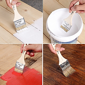 Bates- Chip Paint Brushes, 2 Inch, 9 Pack, Chip Brush, Brushes for Painting, Paint Brushes, 2 Inch Paint Brush, Stain Brushes for Wood, Natural Bristle Paint Brush, Chip Paint Brushes for Paint