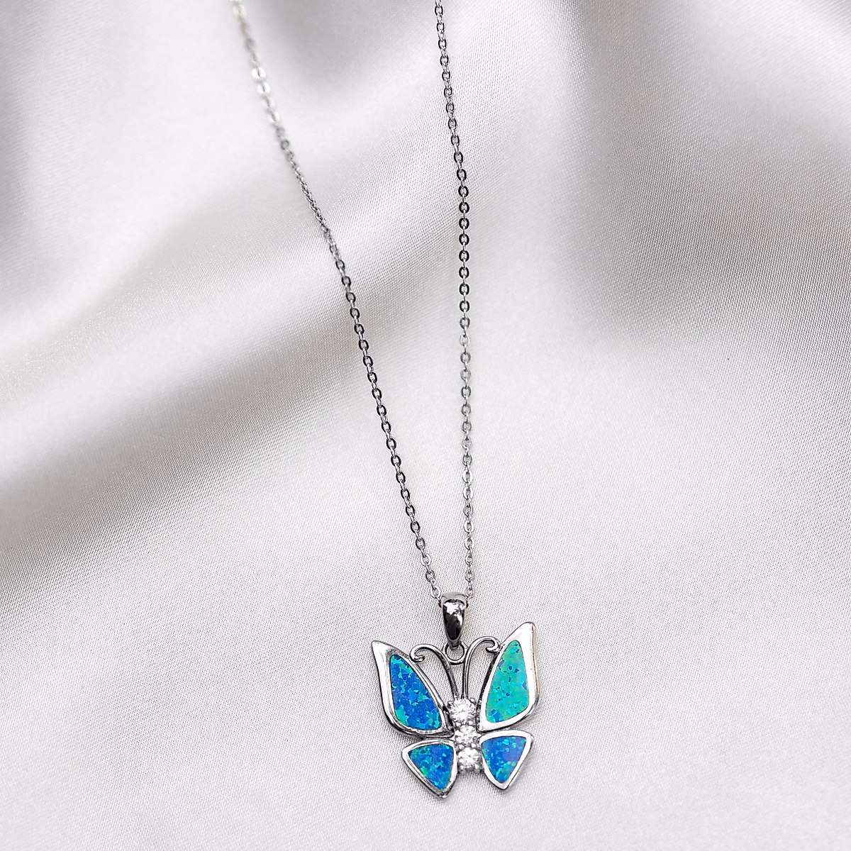 Aphrodite’s Butterfly Necklaces for Women, Be Like the Butterfly - Fire Opal Butterfly Necklace for Women Girls, Mother's Day Gifts for Mom Daughter Wife Girlfriend Sister, Gifts for Women, Butterfly Gifts for Women, Gifts for Daughter