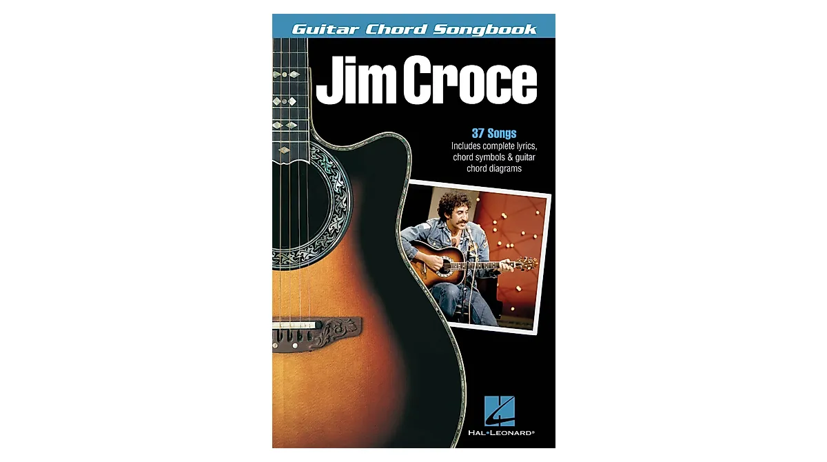 Jim Croce Guitar Chord Songbook - Play 37 Hits Now