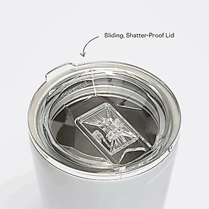 Corkcicle Tumbler Rifle Paper Co. Triple Insulated Stainless Steel Travel Mug, BPA Free, Keeps Beverages Cold for 9 Hours and Hot for 3 Hours, 16 oz, Hydrangea