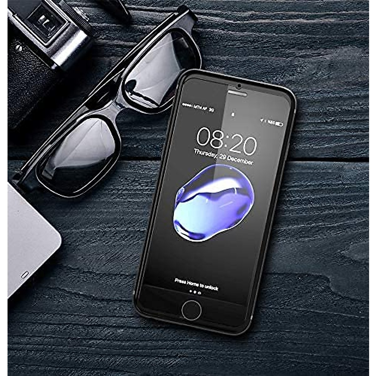 Purity Glass Screen Protector for iPhone 8 Plus / 7 Plus (3-Pack) [w/Installation Frame] Tempered Glass Screen Protector Compatible with Apple iPhone 8 Plus, iPhone 7 Plus [Case Friendly] (3 Pack)