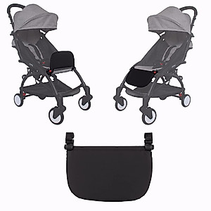 Stroller Footrest, Baby Stroller 21cm Extension Footrest Pram Foot Extension Footrest Household Accessory(Black)