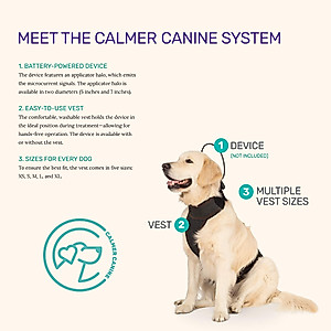 Calmer Canine - Small Convenience Vest for Use with The Anxiety Treatment Device for Dogs (Device Not Included)