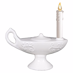 Prestige Medical Ceramic 1897 Battery Powered Nurse Graduation Lamp, Large
