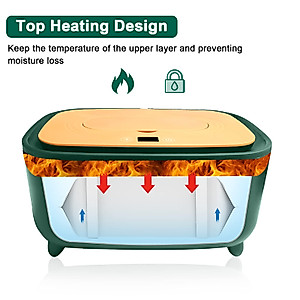 Wipe Warmer for Babies, Wet Wipes Dispenser, Diaper Warmer Container, Baby Essentials for Newborn Boy, Girl. Baby Registry Must Haves Accessories. Pregnancy Gift Stuff, New Born Necessities Item-Green