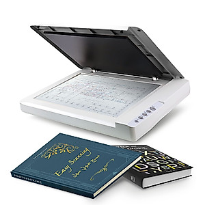 Plustek A3 Large Format Flatbed Scanner OS 1180 : 11.7x17 scan Size for Blueprints and Document. Design for Library, School and Soho. A3 scan for 8 sec, Support Mac and PC