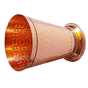 PARIJAT HANDICRAFT Mint Julep Cup Moscow Mule Mint Julep Cup beautifully handcrafted Capacity 12 Ounce Hammered