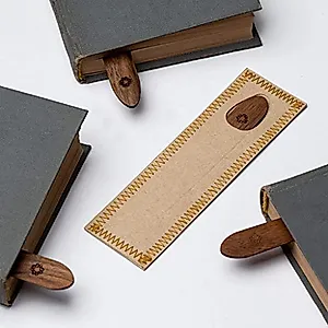 Cool Book Accessories - Handmade Wooden Book Page Holder and 2 in 1 Letter Opener and Bookmark - Best Gifts for Book Lovers