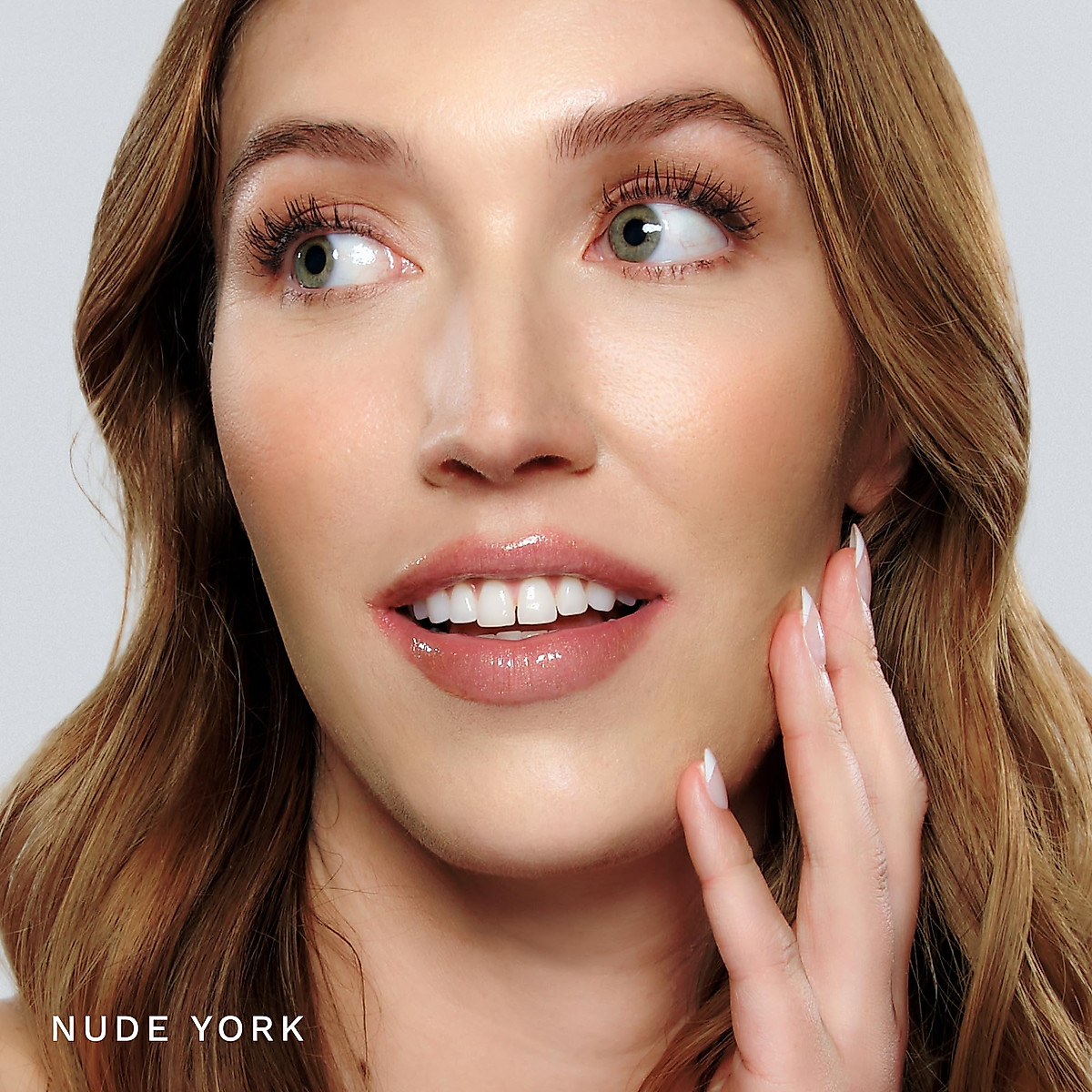 City Beauty City Lips Plumping Lip Gloss Nude York - High-Shine Gloss for Fuller, Younger-Looking Lips | Hydrating & Smoothing Lip Treatment Hyaluronic Acid