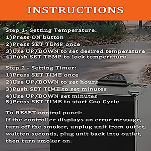 Digital Control Panel, Replacement 9907160014 Part For Masterbuilt MB20071317/ 20071117/ 21071218 and More Masterbuilt Digital Electric Smoker