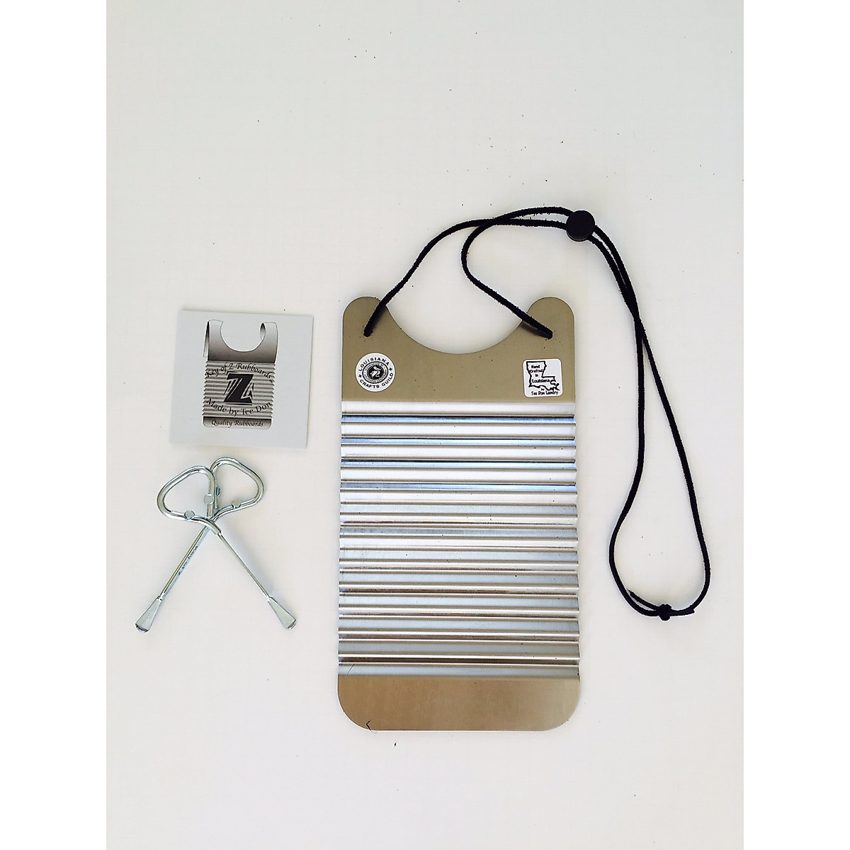 Washboard Zydeco Frottoir ScrubBoard Percussion MINIATURE 6 INCHES WIDE X 11 INCHES LONG, THESE ARE NOT FULL SIZE RUBBOARDS. Handmade Louisiana Black & Gold Tee Don Board Key of Z Rubboards