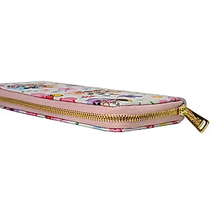 Loungefly Disney Mickey Minnie Mouse Wallet Zip Clutch AOP Floral