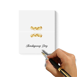 Thanksgiving Day Name Tents, Seating Cards, Table Tent Cards, Food Tent Cards - 25 Pack, Easy to Write, 3.5×2 Inches, Thanksgiving Day Party Decorations GEJ02