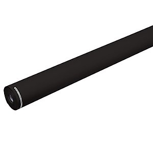 Flameless® Flame Retardant Paper, Raven Black, 48" x 100', 1 Roll
