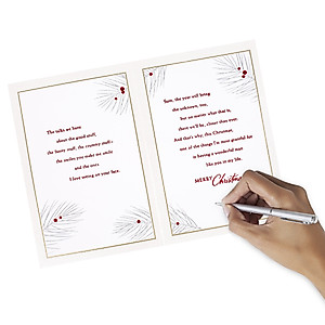 Hallmark Christmas Romantic Card for Husband or Boyfriend (Love of My Life Forever) (0599XXH2085)