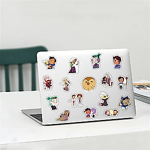The owl House 50 PCS Stickers Pack Aesthetic The Vinyl Movie Colorful Waterproof for Water Bottle Laptop Bumper Car Bike Luggage Guitar Skateboard Cartoon Stickers for Kids Teens (The Owl House 50)