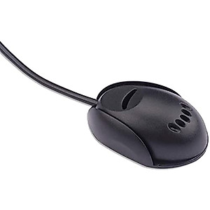 ZVFOTN Mic 2.5mm External Microphone Assembly for Car Vehicle Head Unit Bluetooth Enabled Audio Stereo Radio Receiver GPS DVD with 3m Cable Plug and Play