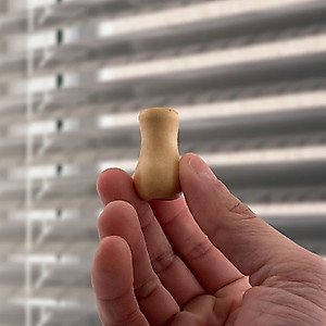 Amazing Drapery Hardware 12 Natural Stained Wood Cord Tassels in Vase Shape for Wood Blind and Roman Shade Pull Cords - Rustic Window Treatment Accessories