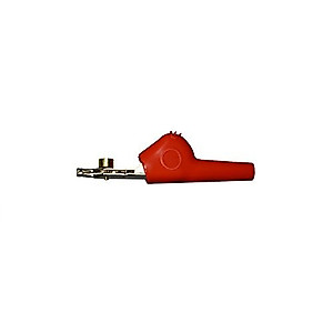 TestHelper TP330 Alligator Clip Bed of Nail and Single Spike Angled Nose Large Test Probe 1 Pair Red/Black
