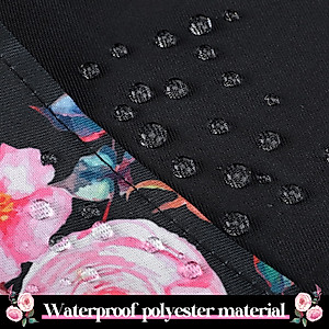 Handepo 4 Pack Teachers Waist Aprons for Women Waist Length Aprons with Pockets Design Adjustable Waist Tie Half Apron for Kitchen Garden Work