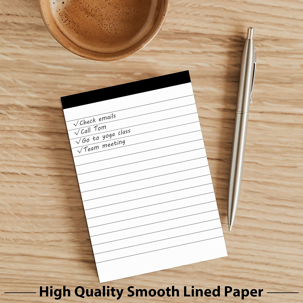 12 Pack Note Pads Refills 4 x 6 Inch Memo Pads Writing Pads, White Small Notepads Scratch Pads Mini Notepad with 30 Sheets Lined Paper in Each Pad