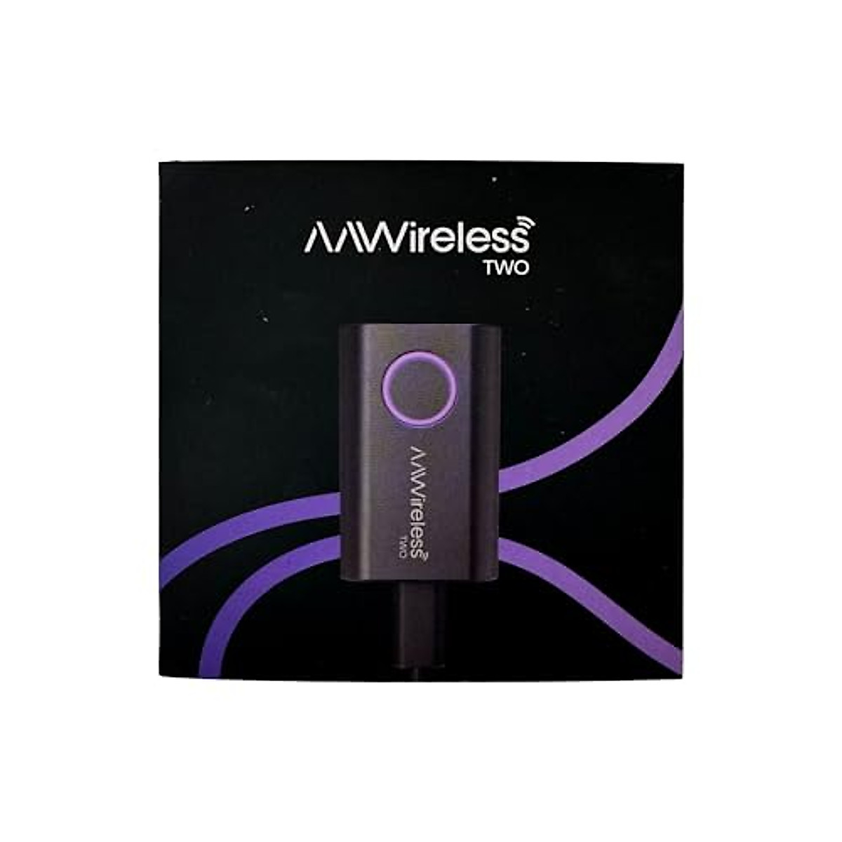 AAWireless Two - Android Auto Wireless Adapter - Convert Factory Wired Android Auto to Wireless - Multifunctional Button - Easy Plug and Play Setup - Seamlessly Connect Via Bluetooth - Made in Europe