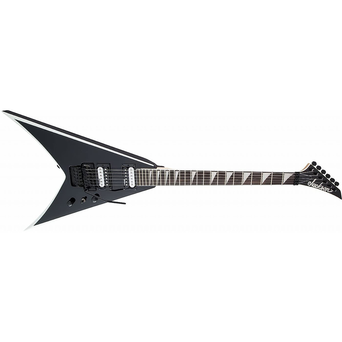 Jackson JS Series King V JS32 - Black with White Bevels