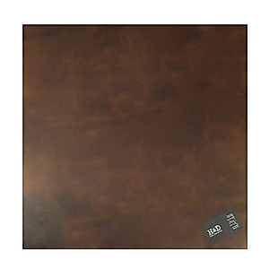 Hide & Drink, Leather Square (24 x 24 in.) 1.8mm Thick for Crafts, Tooling, Hobby Workshop, Bourbon Brown