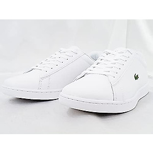 Lacoste Women's Hydez Sneaker, White/Gold, 7.5