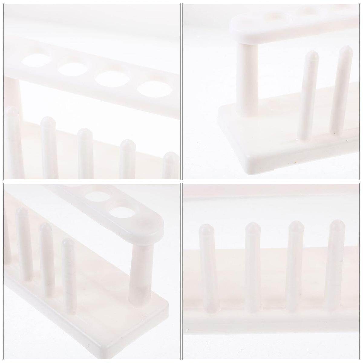 POPETPOP 3pack Test Tube Rack - Portable Test Tube Rack Storage Rack Tube Holder Lab Equipment for Aquarium Laboratory