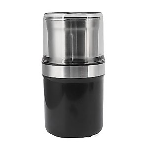 Electric Coffee Grinder, Single Blade Cup Portable Small Electric Grinder 100g Capacity Safe Fast Nuts for Cereal (US Plug 110V)