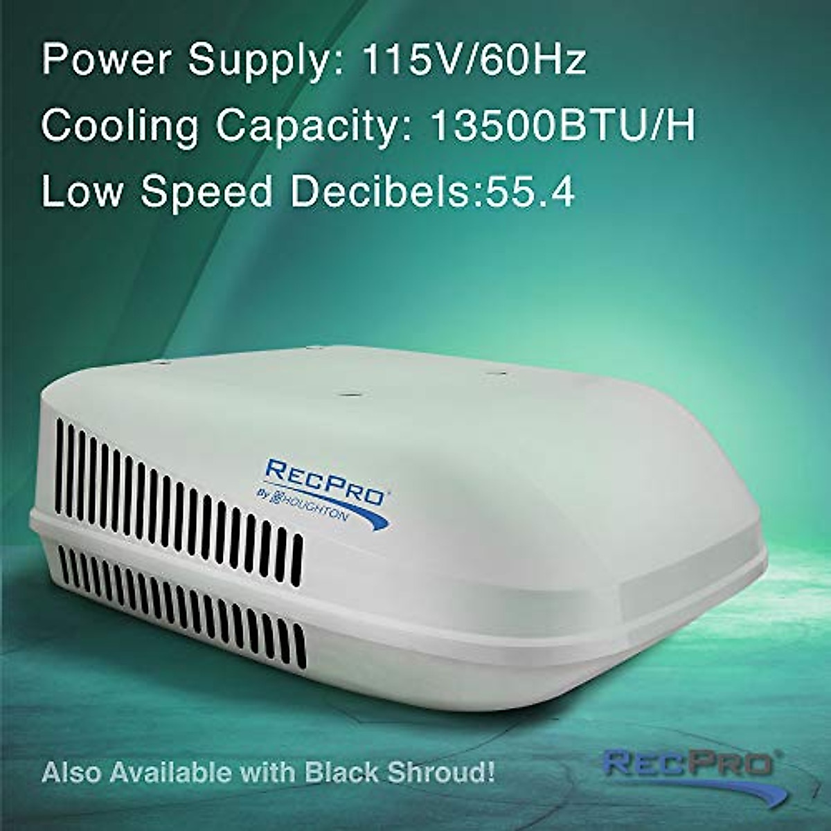 RecPro RV Air Conditioner 15K Non-Ducted | With Heat Pump for Heating or Cooling Option | RV AC Unit | Camper Air Conditioner (White)