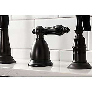 Kingston Brass KS1795PKLBS Duchess Widespread Kitchen Faucet, Oil Rubbed Bronze