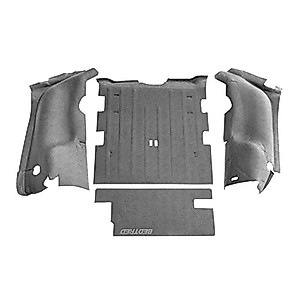 BedRug Jeep Kit - BedTred BTTJ97R fits 97-06 TJ 97-06 REAR 4PC CARGO KIT (INCLUDES TAILGATE)