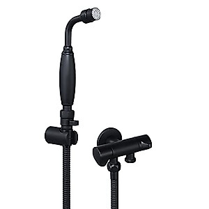 JIYTG Handheld Bidet Sprayer 2 Spray Modes Baby Cloth Diaper Sprayer Single Cold Toilet Sprayer Wall Mounted Brass Handheld Sprayer Kit with Angle Valve