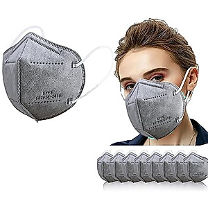 KN95 Face Mask 50 PCS, Grey Disposable Face Masks for Adults