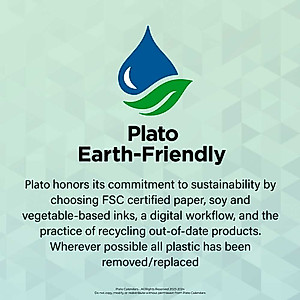 Busy Bees | 2024 6 x 7.75 Inch 18 Months Weekly Desk Planner | Foil Stamped Cover | July 2023 - December 2024 | Plato | Planning Stationery