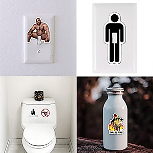 105pcs Funny Stickers ,Adult meme Stickers, barry wood prank Decals for hard hat, laptop, bumper,Unique Durable Perfect for Waterbottle ,Laptop,Computer