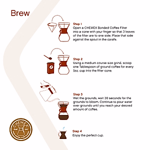 Chemex Bundle - 10-Cup Classic Series - 100 ct Square Filters - Exclusive Packaging