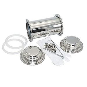 Jonoisax Time Capsule Box Bury Container - Anti-Corrosion Waterproof Stainless Steel Durable Lock Container for Future Graduation Gift,10.2Inch