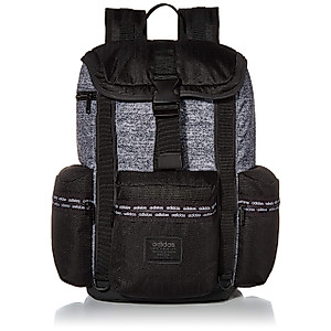 adidas Kantan Backpack, Jersey Onix Grey/Black, One Size