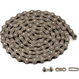 Bike Chain Master Link Single Speed Bike 1/2X1/8 Bike Chain Link Connectors Suitable with All Single Speed Bike BMX Bike Fixie Bike and Some Mountain Bikes for Men Single Speed 5 Units Pack