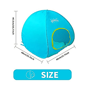 PAWISE Cat Toys Cat Portable Cat Cube Pop Up Collapsible Kitten Indoor Outdoor Toys Pet Foldable Breathable Pet Tent Bed Kitten Puppy House Playing Toy (Color Random)