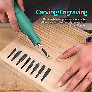 Wood Carving Tools Electric - Precision Engraving Knife Set Perfect for Beginners, and Sculptors, Premium Woodworking Carving Tools Versatile Electric Sculpting Kit for Hobbyists and Artists