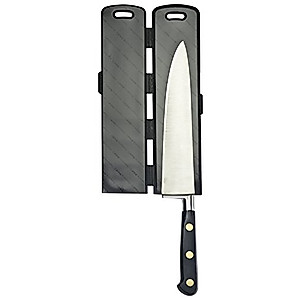 Bisbell Universal Blade Guard, Large, Durable Polypropylene Hard Case, Full Magnetic Lining, Secure Storage Sheath Keeps Knives Sharp, Fits 1 Knife Up-to 9-1/4 inches