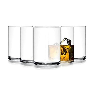 Luigi Bormioli Top Class 15.25 Oz Thin All Purpose Glass, Set Of 6 Drinking Glasses, Son.hyx High Tech Blown Crystal Glass, For Cocktail, Ice Tea, Water, Juice, Made In Italy